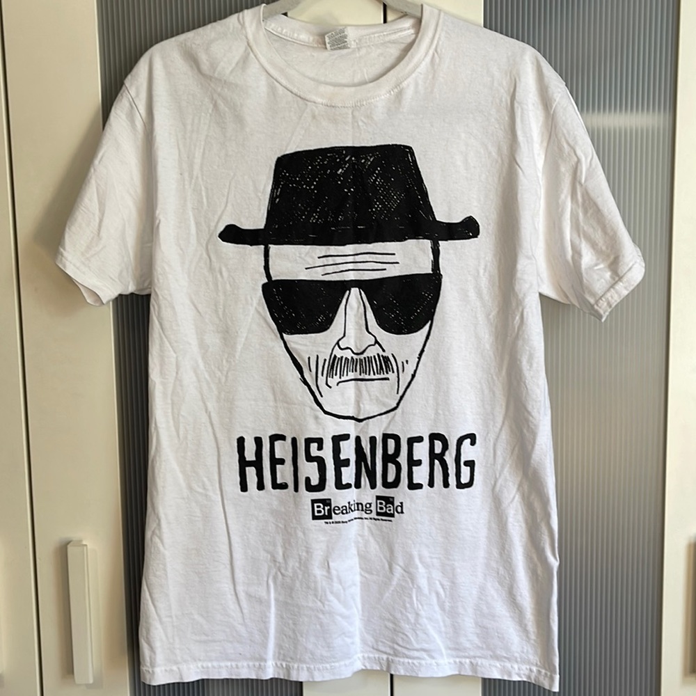 Breaking Bad - Heisenberg Logo White Short Sleeve Cot… - Gem
